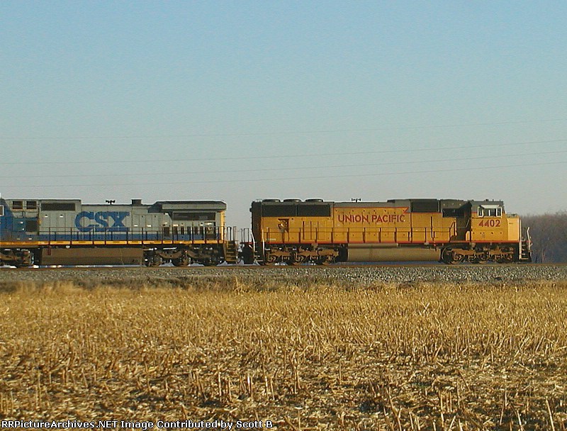 UP 4402 Q390 way east of Fostoria